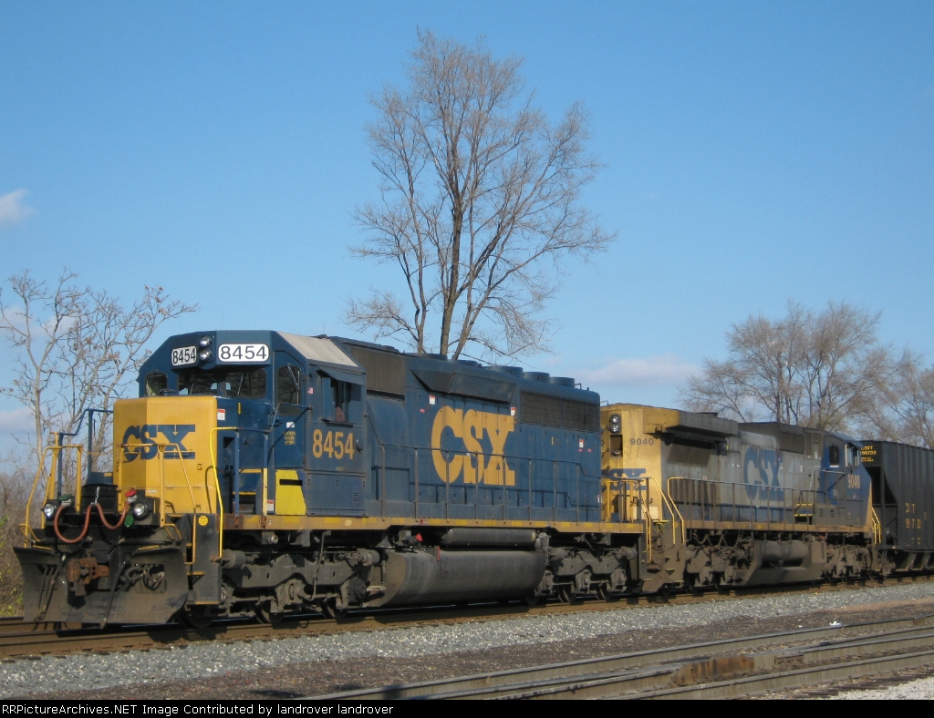 CSXT 8454 On CSX 339 Southbound